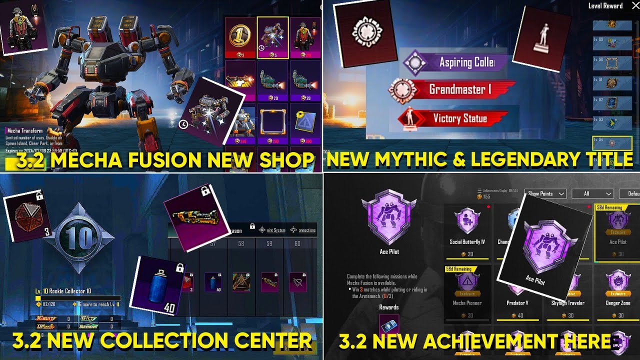😳FREE 8 MYTHIC EMBLEM & 5 MATERIAL IN 3.2 UPDATE | NEW ACHIEVEMENT NEW ...