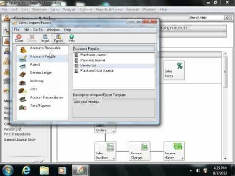 Sage 50 Tutorial Importing and Exporting Data Sage Training Lesson 14. ...
