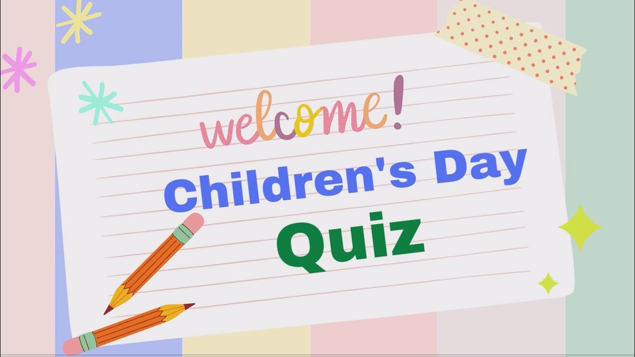 Children's Day Quiz | Shishudina Quiz 2022 | Children's Day Quiz in ...