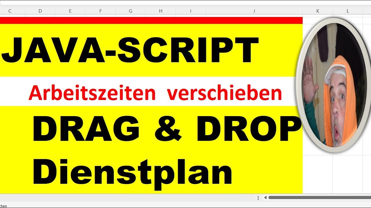 Javascript Dienstplan Arbeitszeiten Per Drag And Drop Verschieben Kleine Übung Teil 1 Youtube