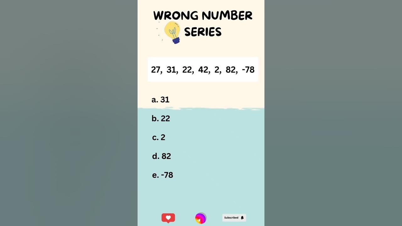 Number series for SBI PO| Wrong number series #aptitude - YouTube
