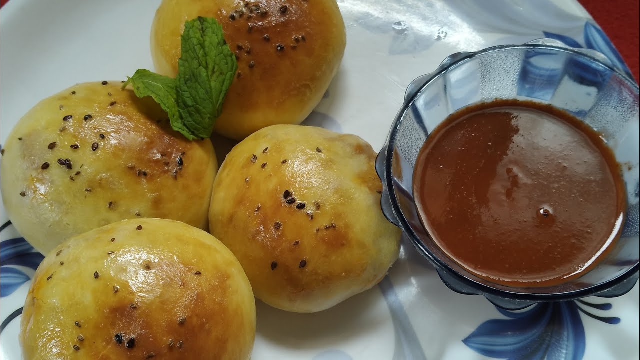 Prawn stuffing buns/ Soft and spicy buns/dinner buns/by ASMA'S kitchen ...