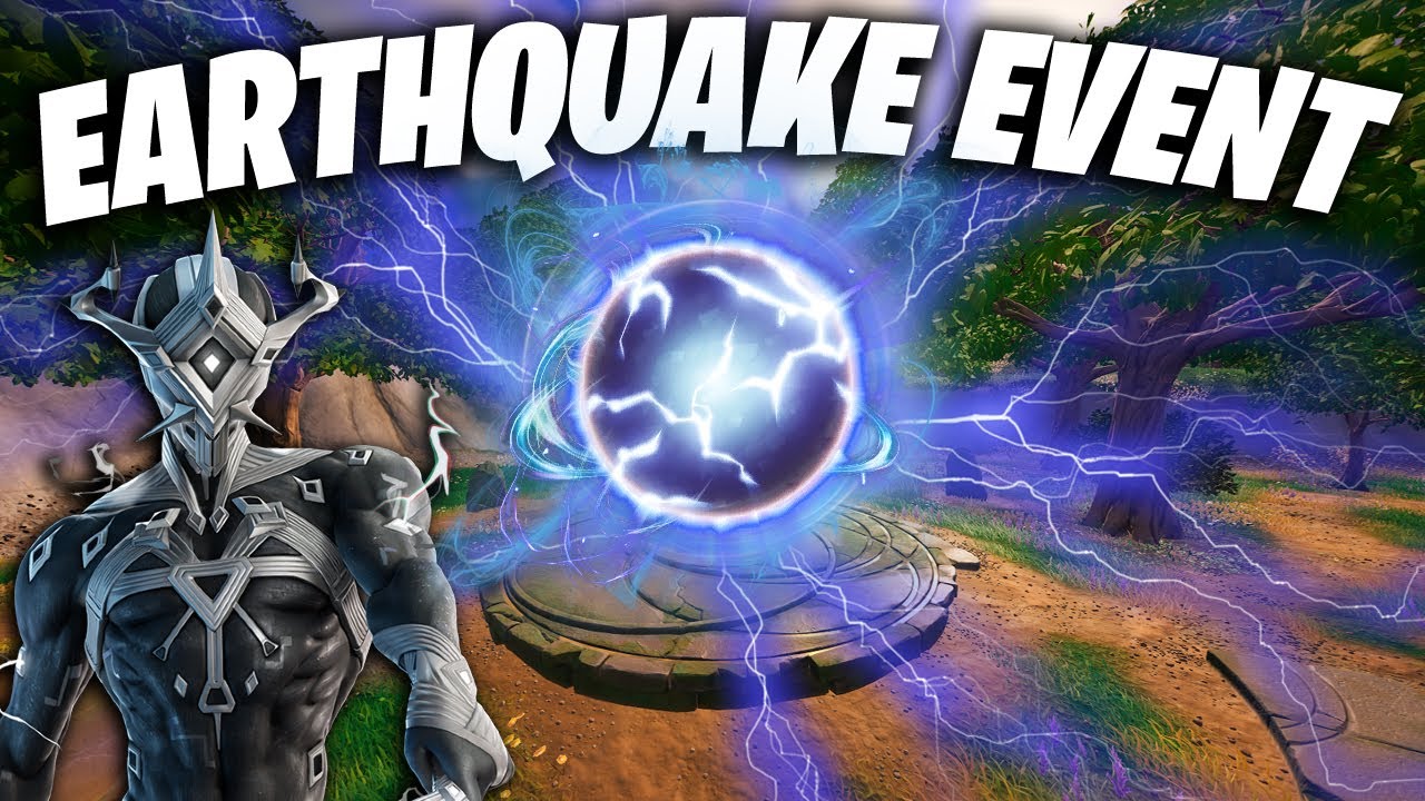 FORTNITE : EARTHQUAKE Event Happening Now (Map Shaking And Cracking In ...