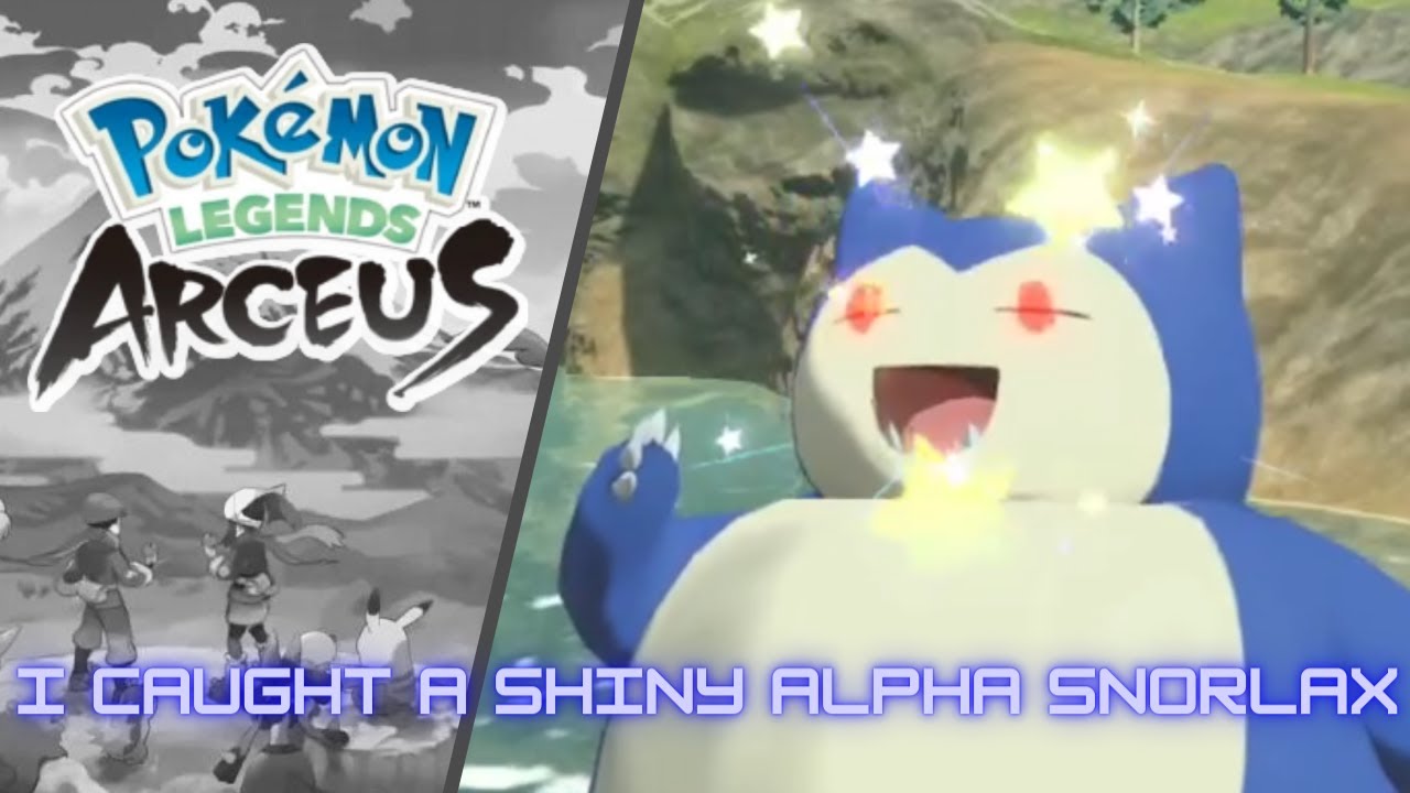 🔴 LIVE CAPTURE - SHINY ALPHA SNORLAX During Shiny Hunt on Pokemon ...