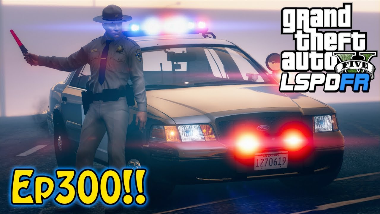 GTA 5 - LSPDFR Ep300 - Highway Patrol Traffic Division!! - YouTube