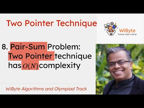 8. Two Pointer Technique: Two pointer technique has O(N) complexity - YouTube