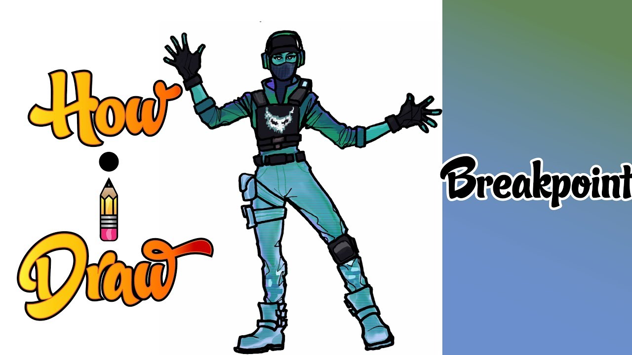 How I Draw Breakpoint from Fortnite - YouTube