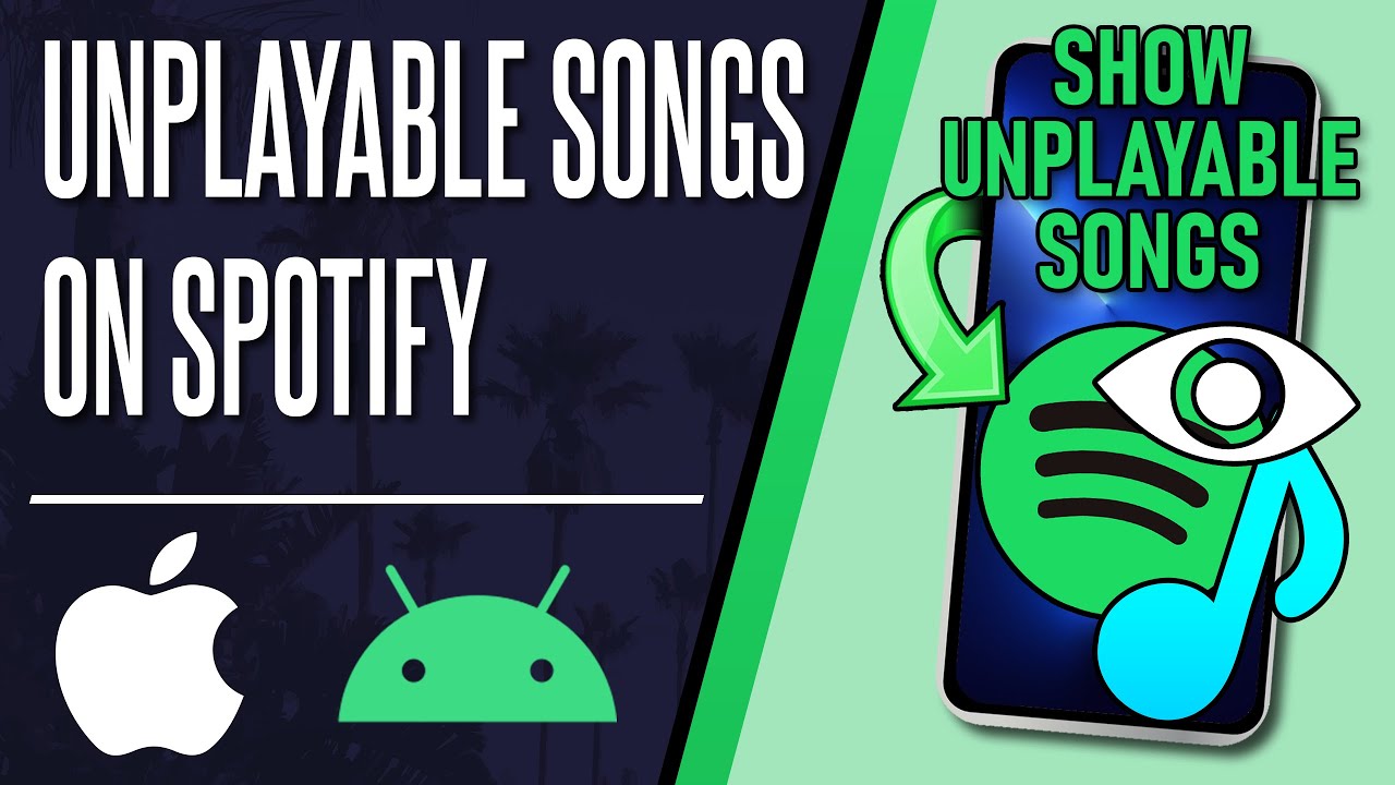 How to See Unplayable Songs on Spotify (iPhone & Android) - YouTube