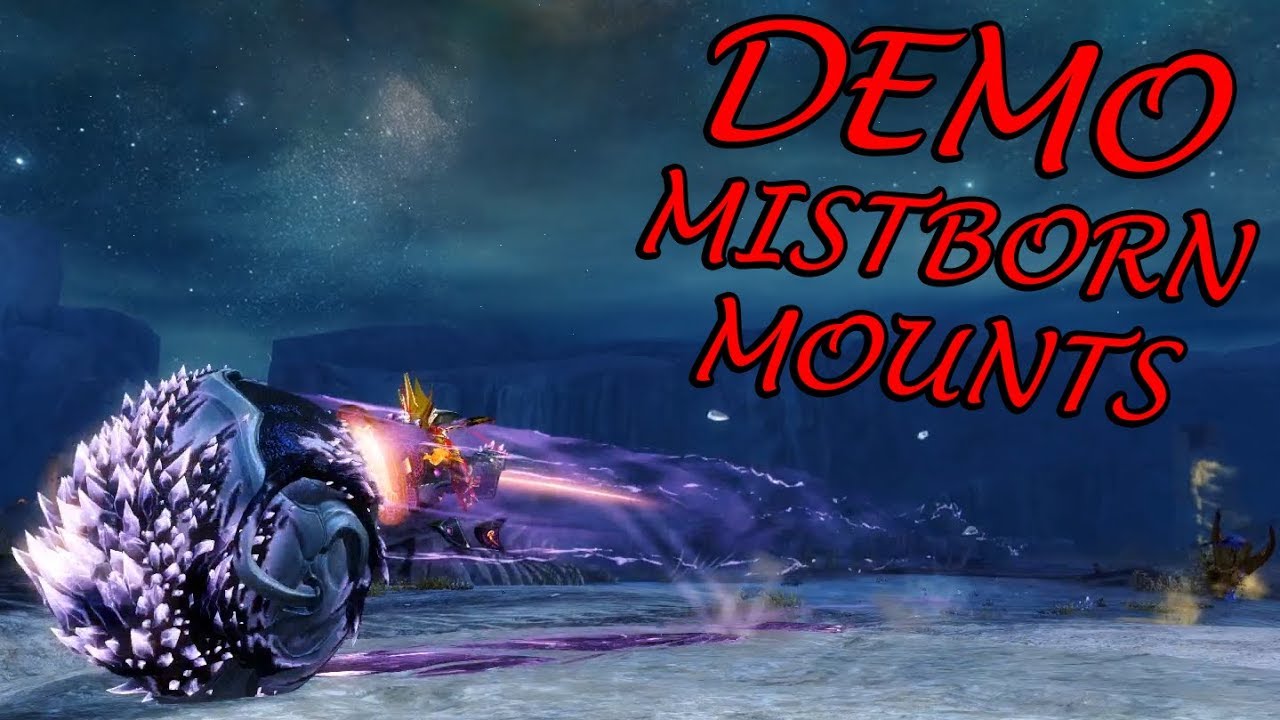 Guild Wars 2 - Mistborn Mounts Demo - YouTube