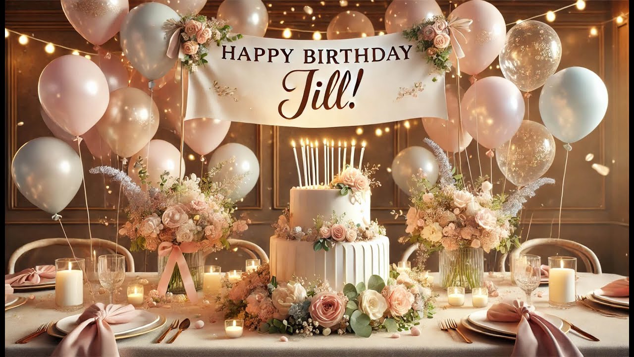 Happy Birthday, Jill! A Special Song Just for You! 🎁Jill’s Personalized ...