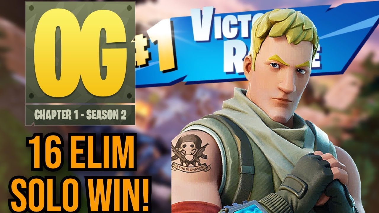 Bot Lobby? - 16 Elim SOLO Win (OG Fortnite) | Fortnite: Battle Royale ...
