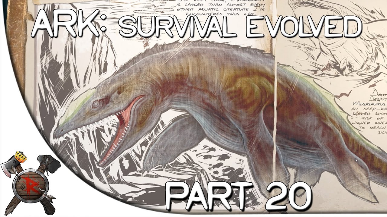 Ark: Survival Evolved Gameplay - Part 20: "Mosasaurus Avocado Princess ...