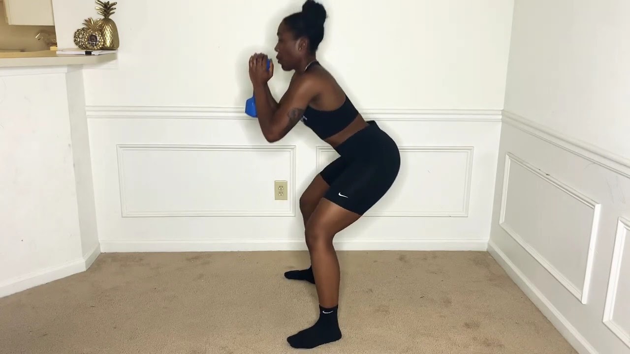 3 second pause goblet squat - YouTube