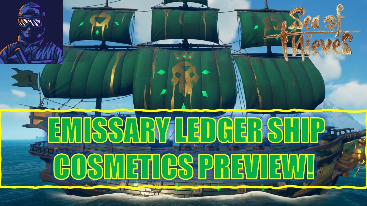 Sea of Thieves Emissary Ledger Ship Cosmetic Sets (Complete Ledger Ship ...