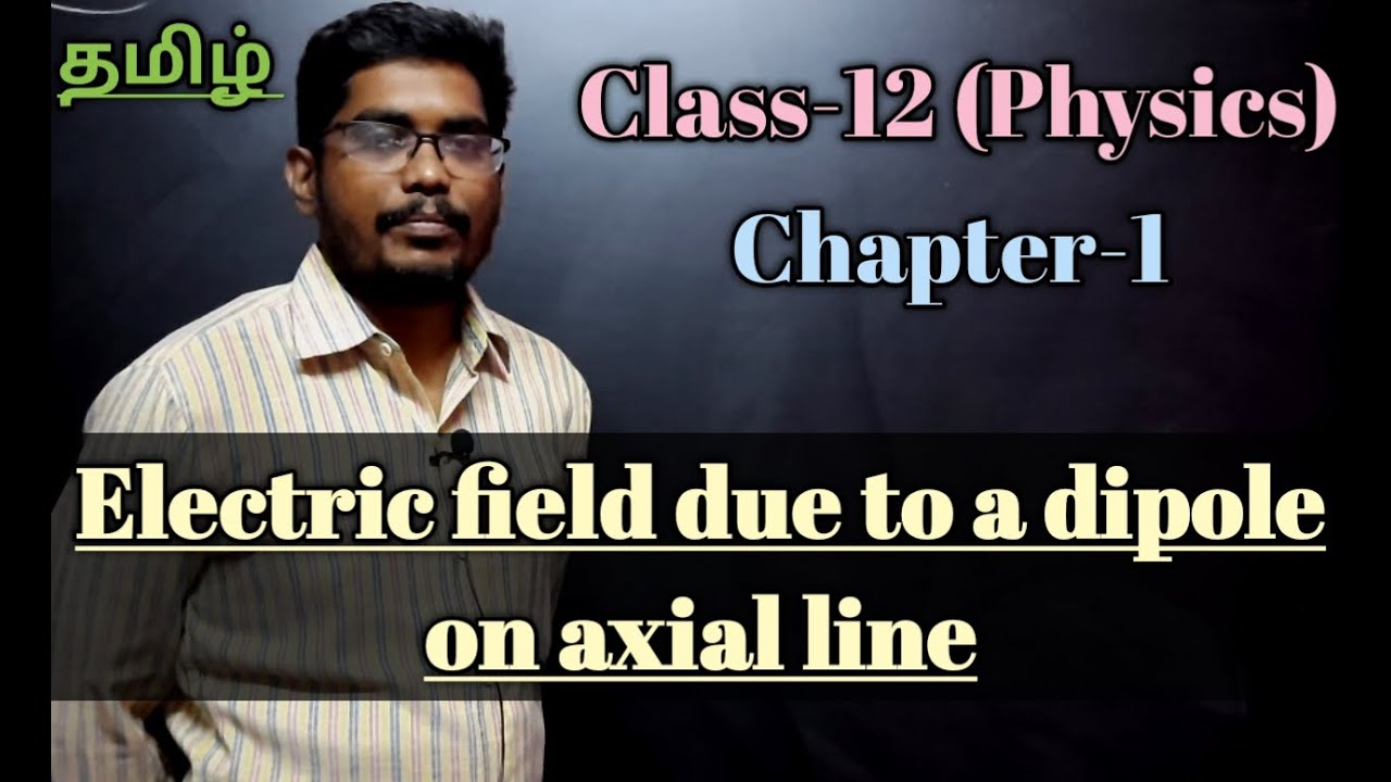CLASS 12| PHYSICS | CHAPTER 1 || Electric field due to a dipole on ...