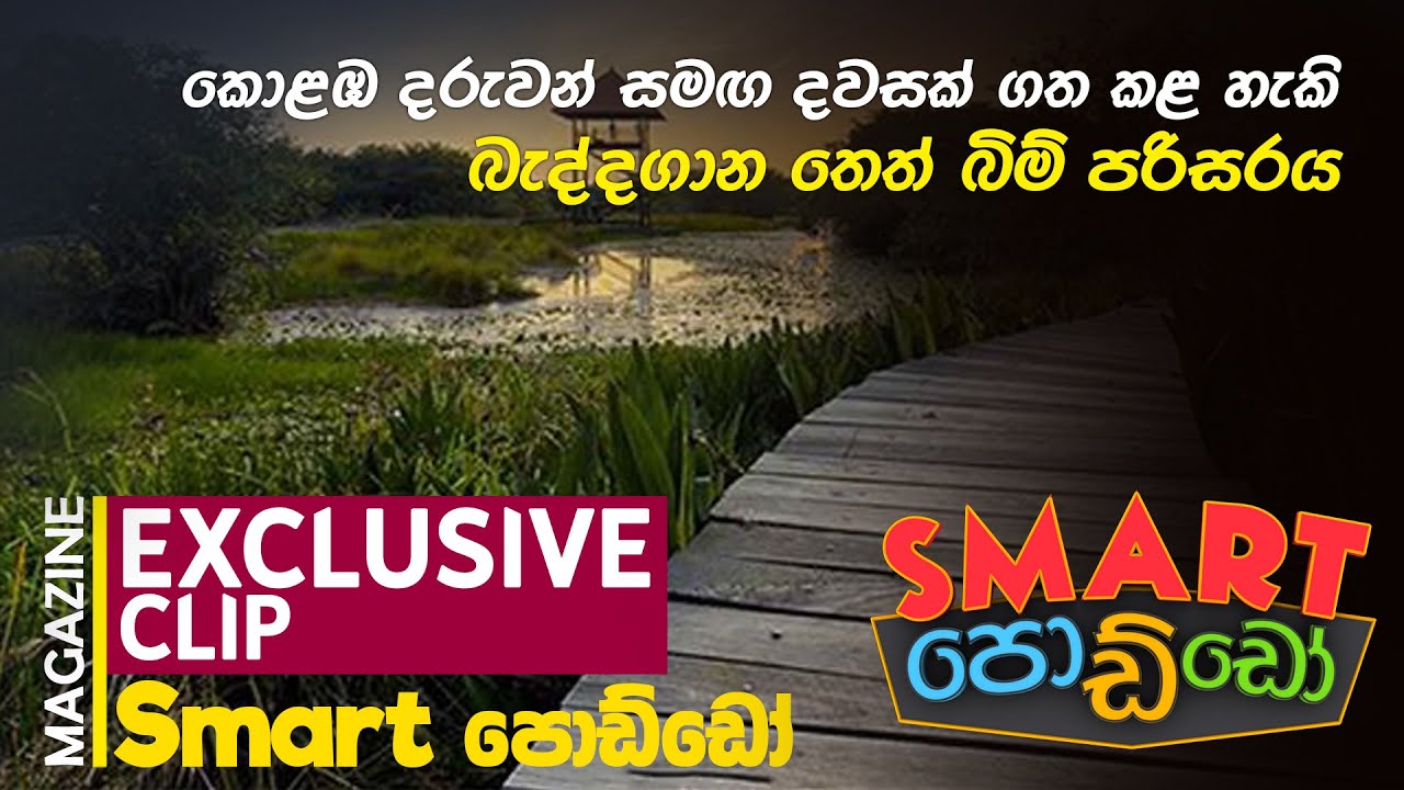 SMART PODDO | Beddagana Wetland Park : Exclusive Clip - Rupavahini - YouTube