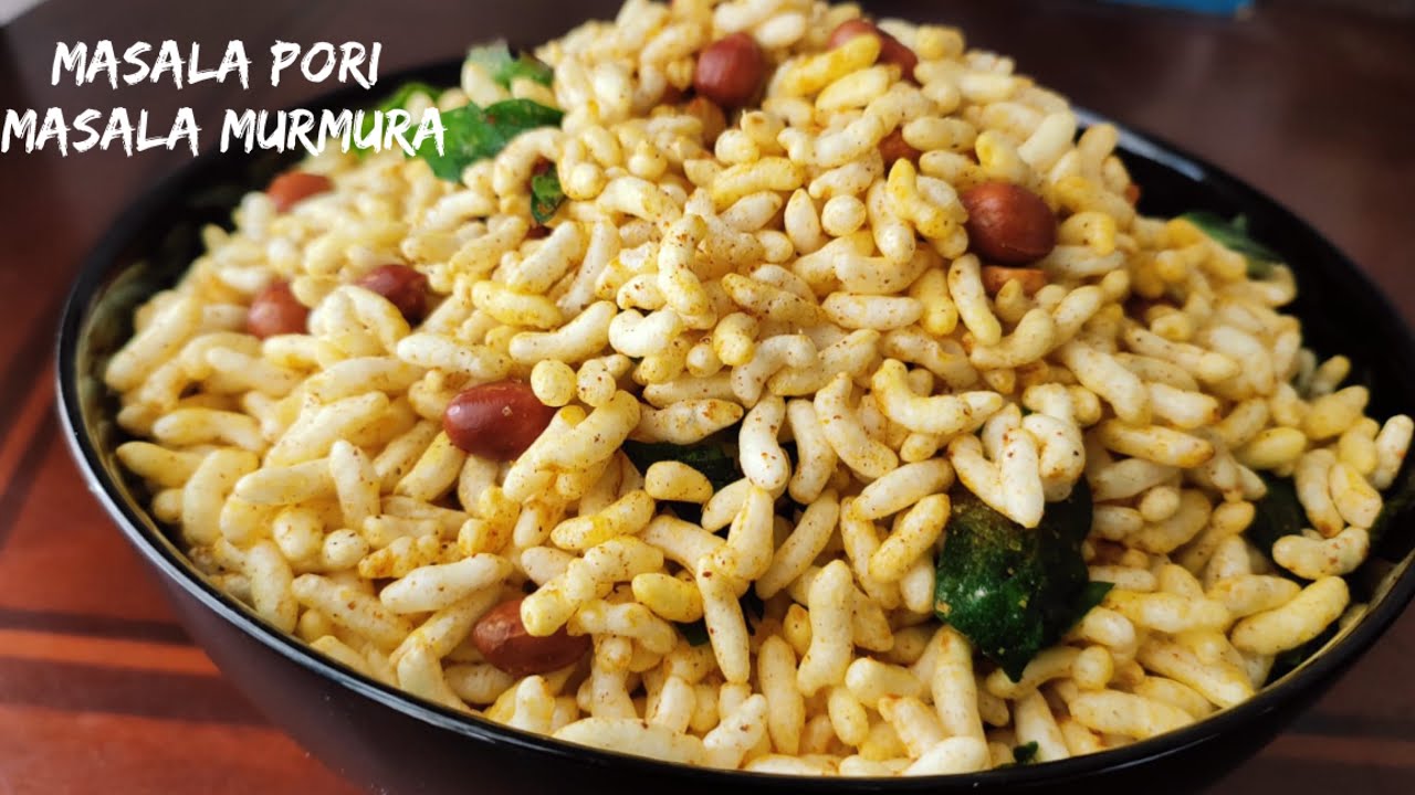 Masala Pori | Masala Murmura | Tasty and Simple Evening Snack recipe ...