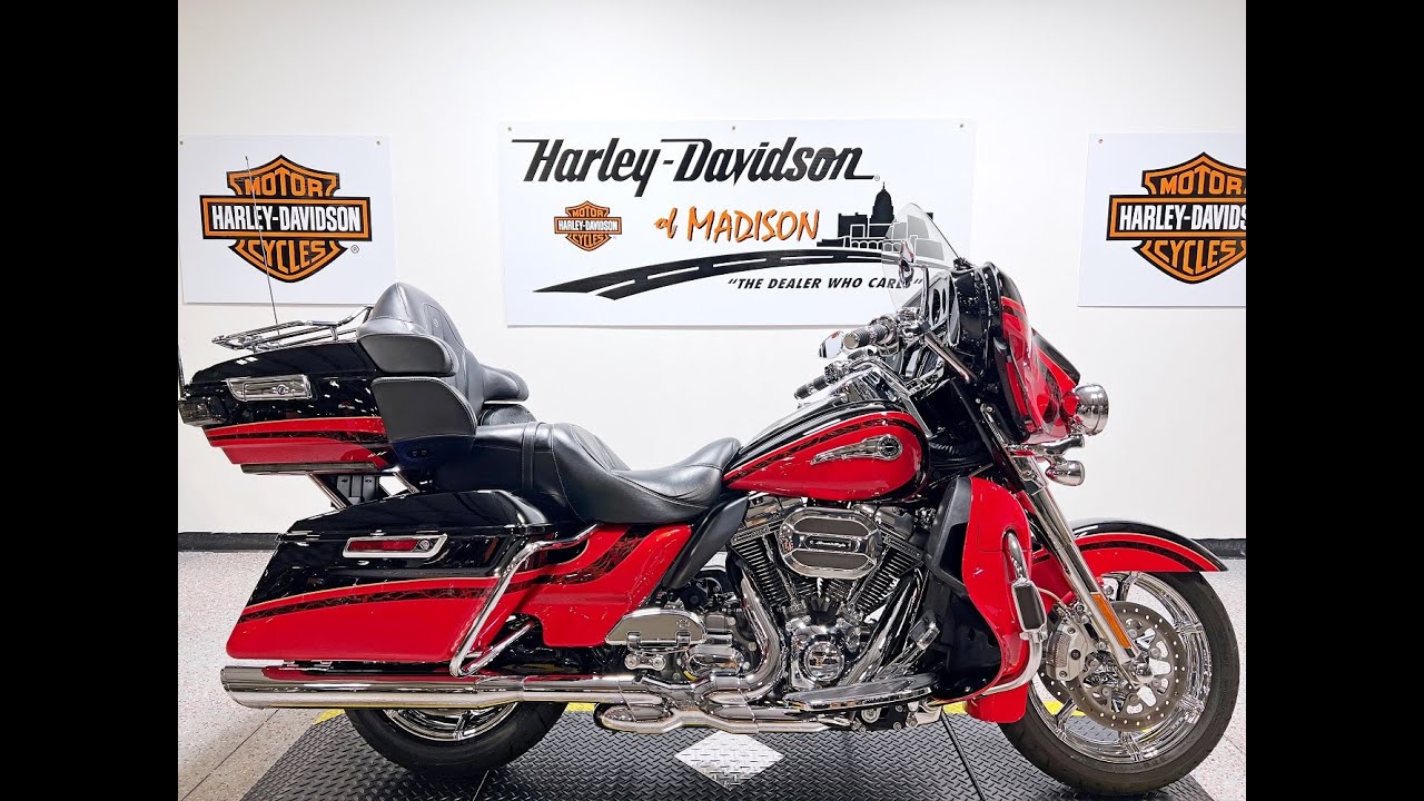 2016 Harley Davidson CVO Limited FLHTKSE Carbon Dust and Electric Red ...