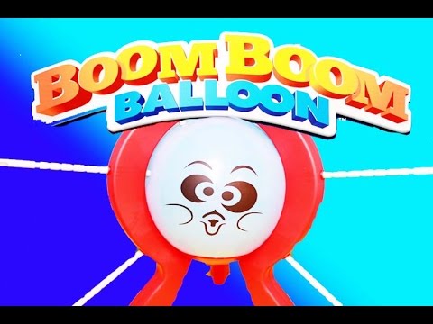 Boom Boom BALLOON POP Surprise Game Toy Review - YouTube