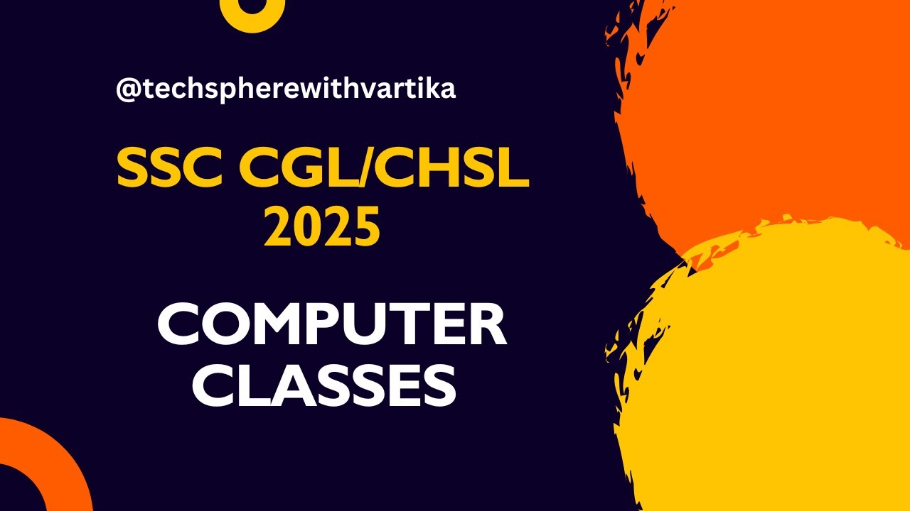 SSC CGL CHSL Computer LEC 14 - YouTube