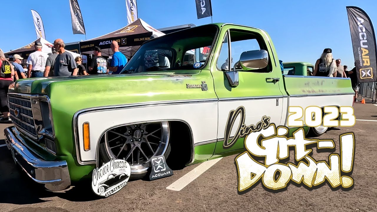 Largest Chevy C10 Truck Show in the World! Dino's Git Down 2023 in ...