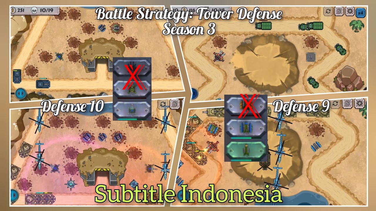 BERTAHAN DENGAN APA YANG ADA | Battle Strategy: Tower Defense Defense 9 ...