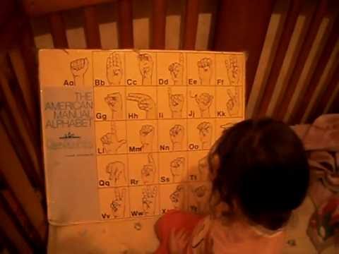3 year old Nani Finds all the Letters of the Alphabet - YouTube