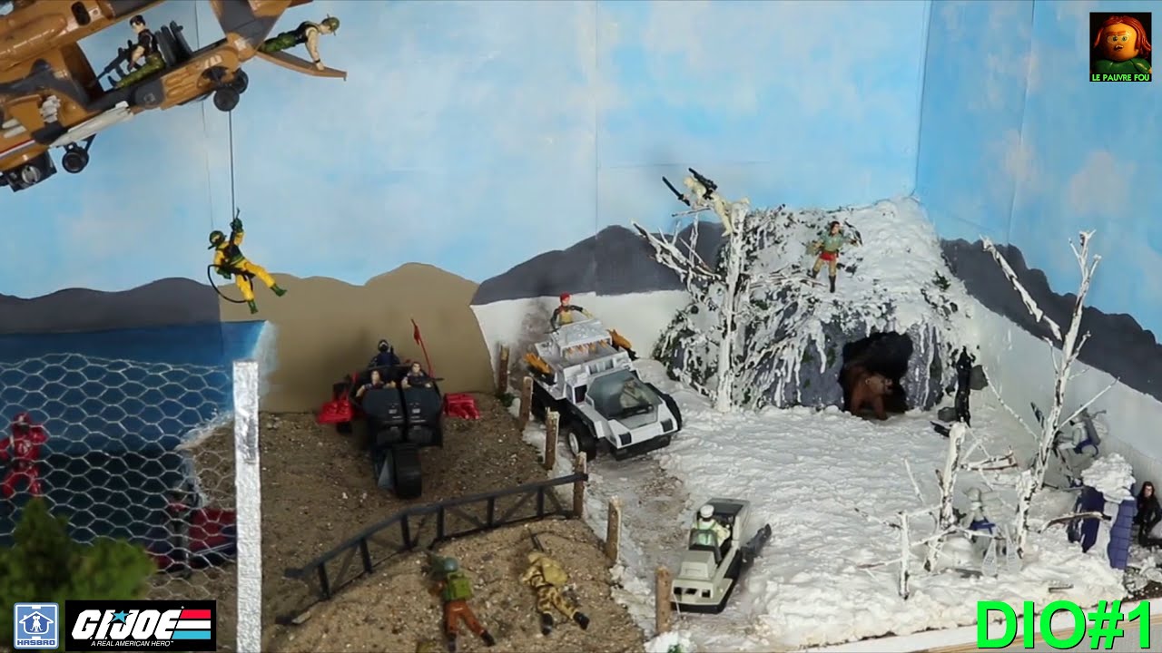 G.I. Joe "Hasbro 80's Action Figures" Diorama - DIO#1 - YouTube