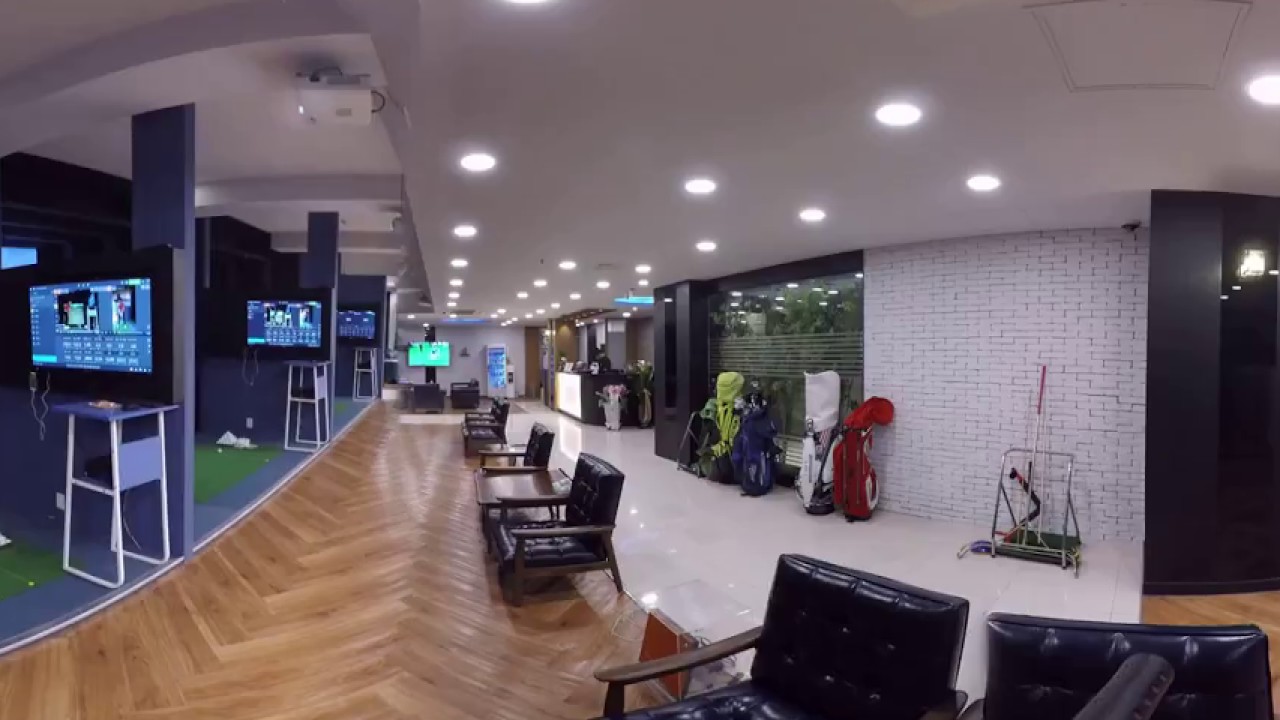[강남골프레슨]에이스타 골프 아카데미 360vr 매장 전경 입니다. A Star GolfAcademy 360vr - YouTube