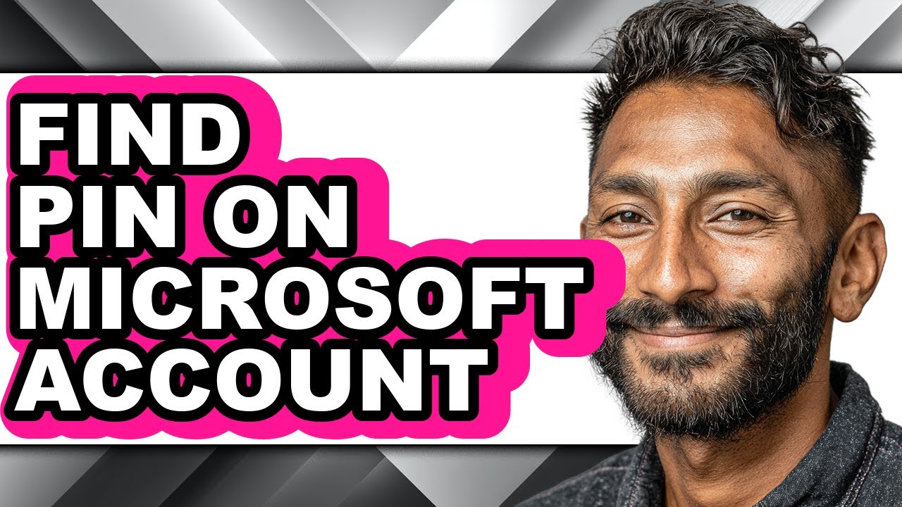 How to Find Pin on Microsoft Account (easy Method) - YouTube