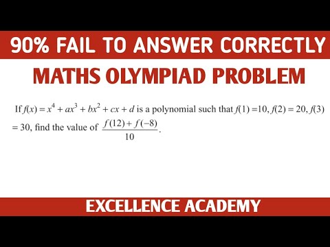 Nice Math Olympiad Qns || Math Olympiad Qns || Mathematics Olymiad Qns ...