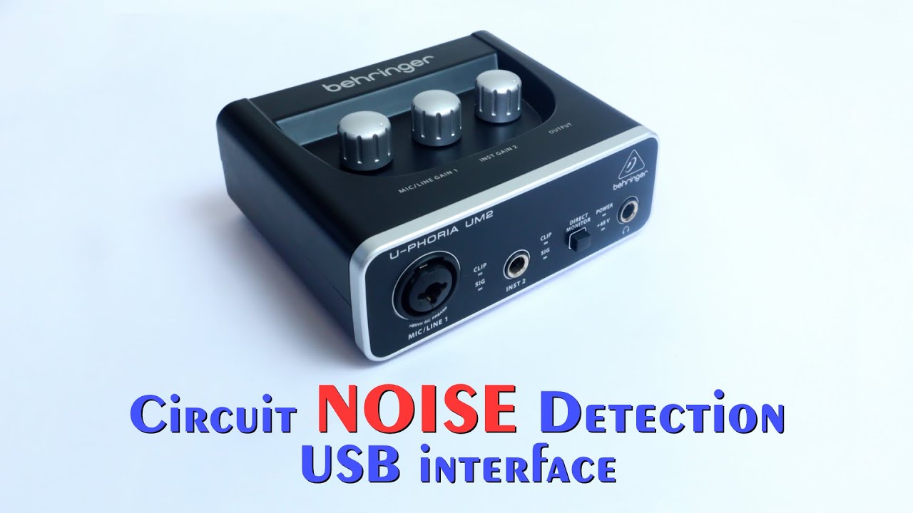 How to DETECT and REMOVE static circuit noise-USB interface - YouTube