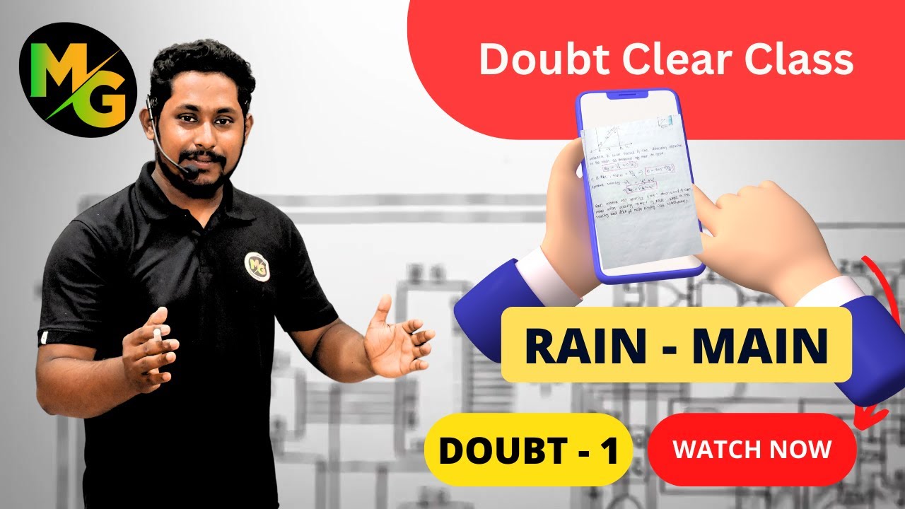 Rain - Man Problem Doubt Class 1 By Pratap Sir | Mo Guru | Physics | Kinematics - YouTube
