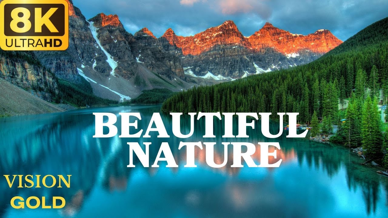 Beautiful Relaxing Music Stress Relief- 8K NATURE RELAXING Film - 12K ...