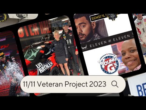 11/11 Veteran Project 2023 highlight reel- Founder: race car driver ...