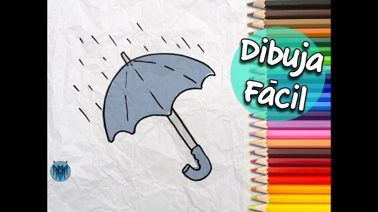 Cómo Dibujar un Paraguas Fácil | Dibustrador Art - YouTube