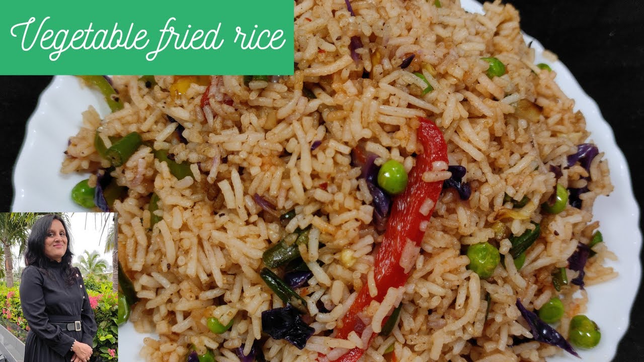 Vegetable fried rice recipe | No onion no garlic jain recipe By ...