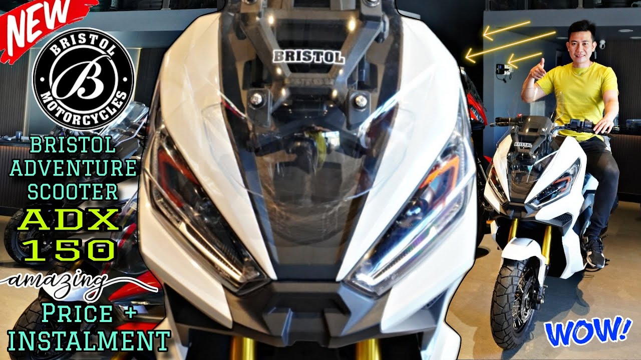 BRISTOL ADX 160 ang Mabangis at Malupit na Adventure Scooter - YouTube