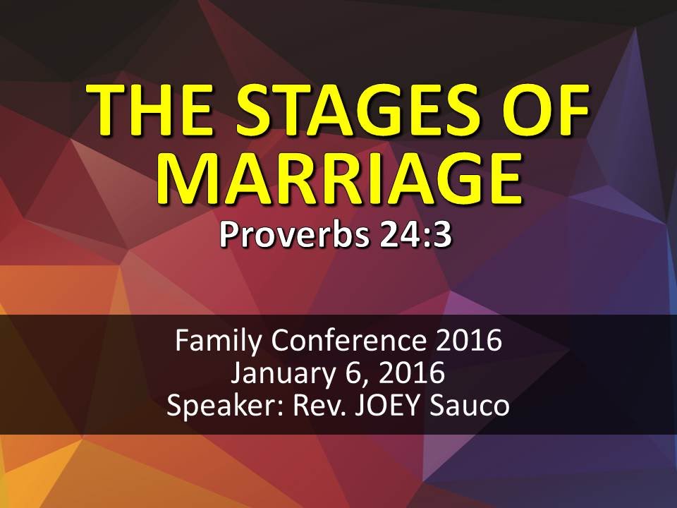 The Stages of Marriage - YouTube
