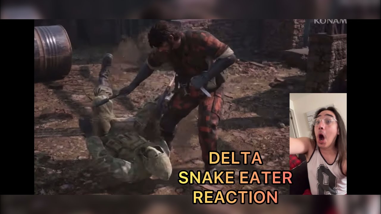 TRAILER REACTION! Metal Gear Solid Snake Eater Delta - YouTube