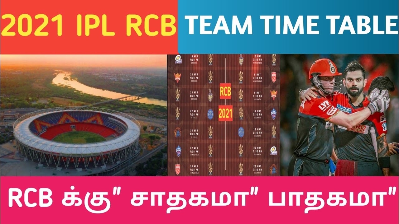 2021🏆 IPL RCB team time table strong on weakness #Never_Give_Up - YouTube