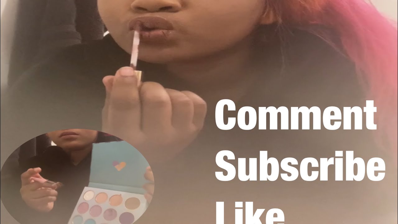 First time doing makeup (enjoy🙃) - YouTube