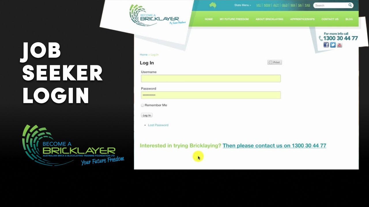 Job seeker login - YouTube