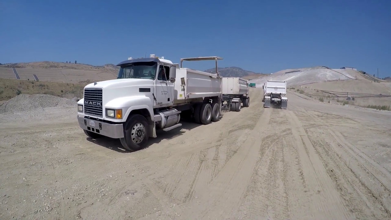 My First Transfer Dump Truck Delivery!! So FUN!!! - YouTube