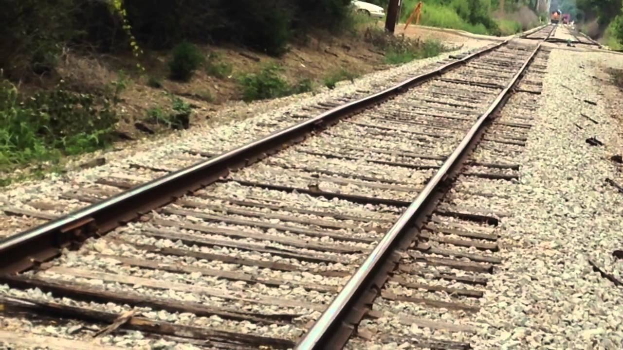 Nickel Plate Road #83A goes over my iPhone #1 - YouTube