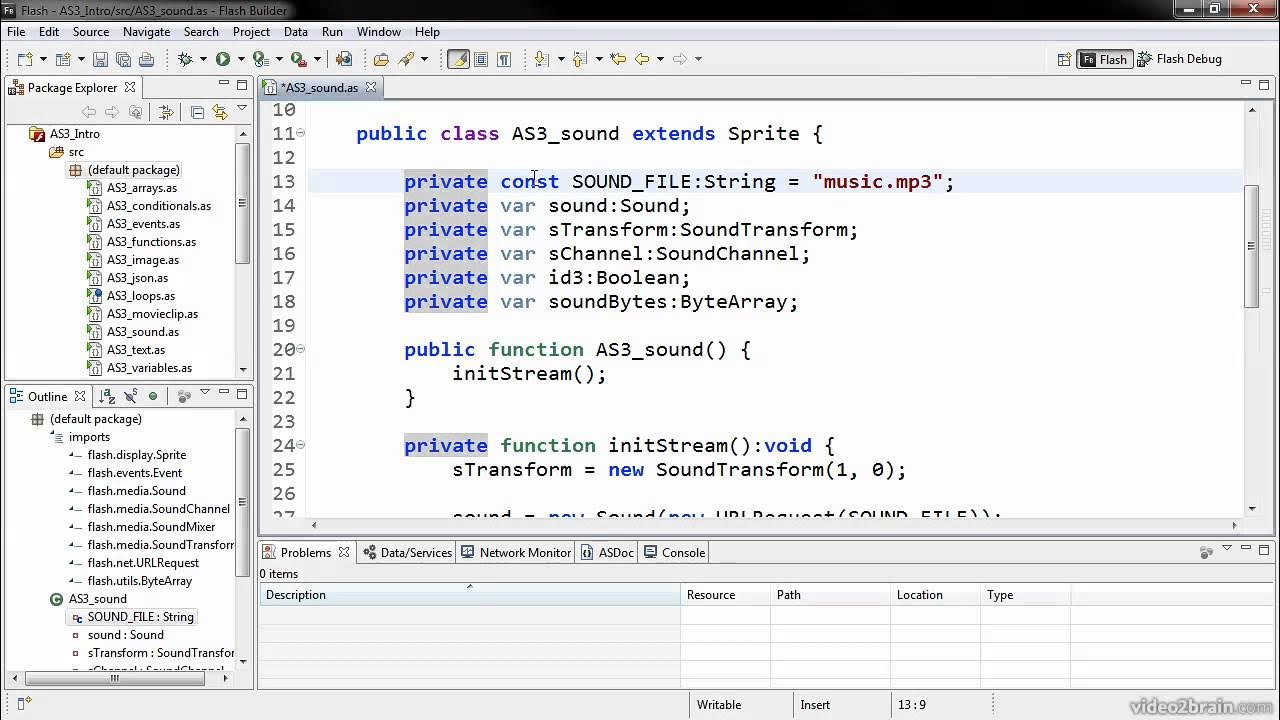 ActionScript Chapter 1.3 AS3 Language Fundamentals - YouTube
