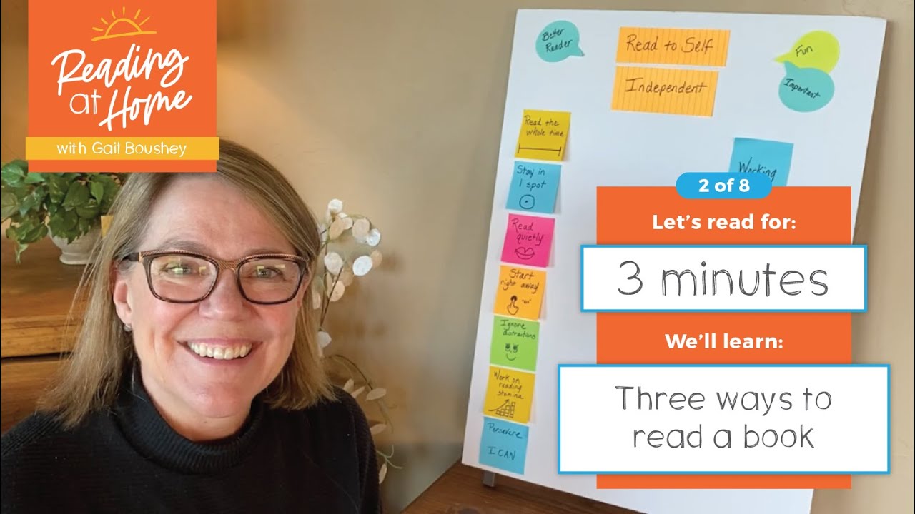 Build 3 minutes of Reading Stamina at Home | Reading at Home 3/9 - YouTube