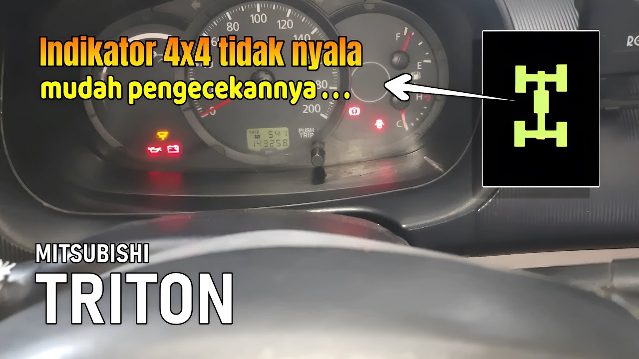 Indikator 4x4 TRITON tidak nyala, ini yang sering terjadi... - YouTube