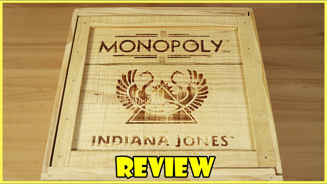 Indiana Jones Monopoly Board Game Review! | Board Game Night - YouTube