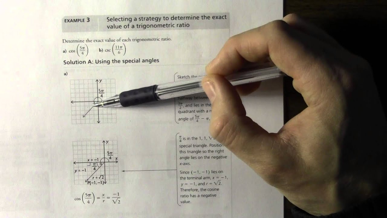 6.2 Radian Measure and Angles on the Cartesian Plane - YouTube